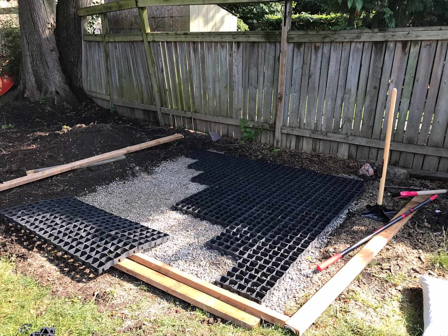 Permeable Hot Tub Pad Case Study Ecoraster North America